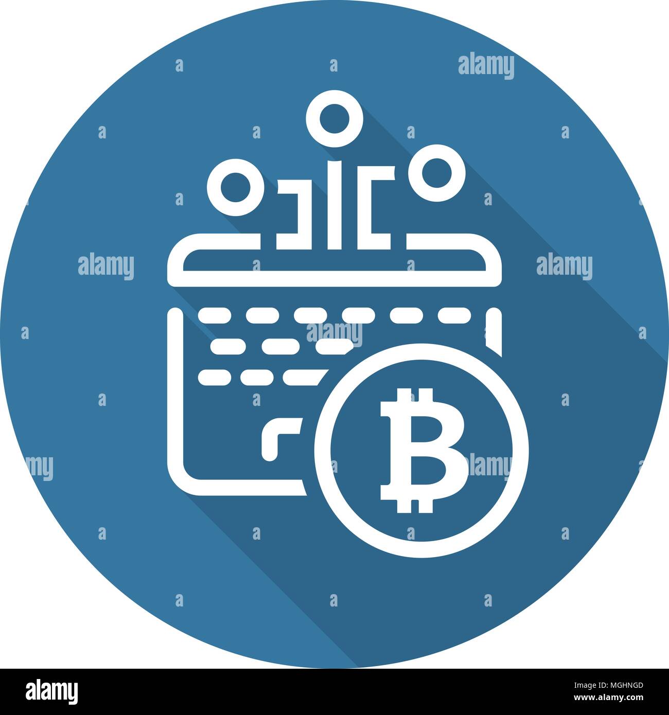 Bitcoin Mining Icon Stock Vector Image & Art - Alamy