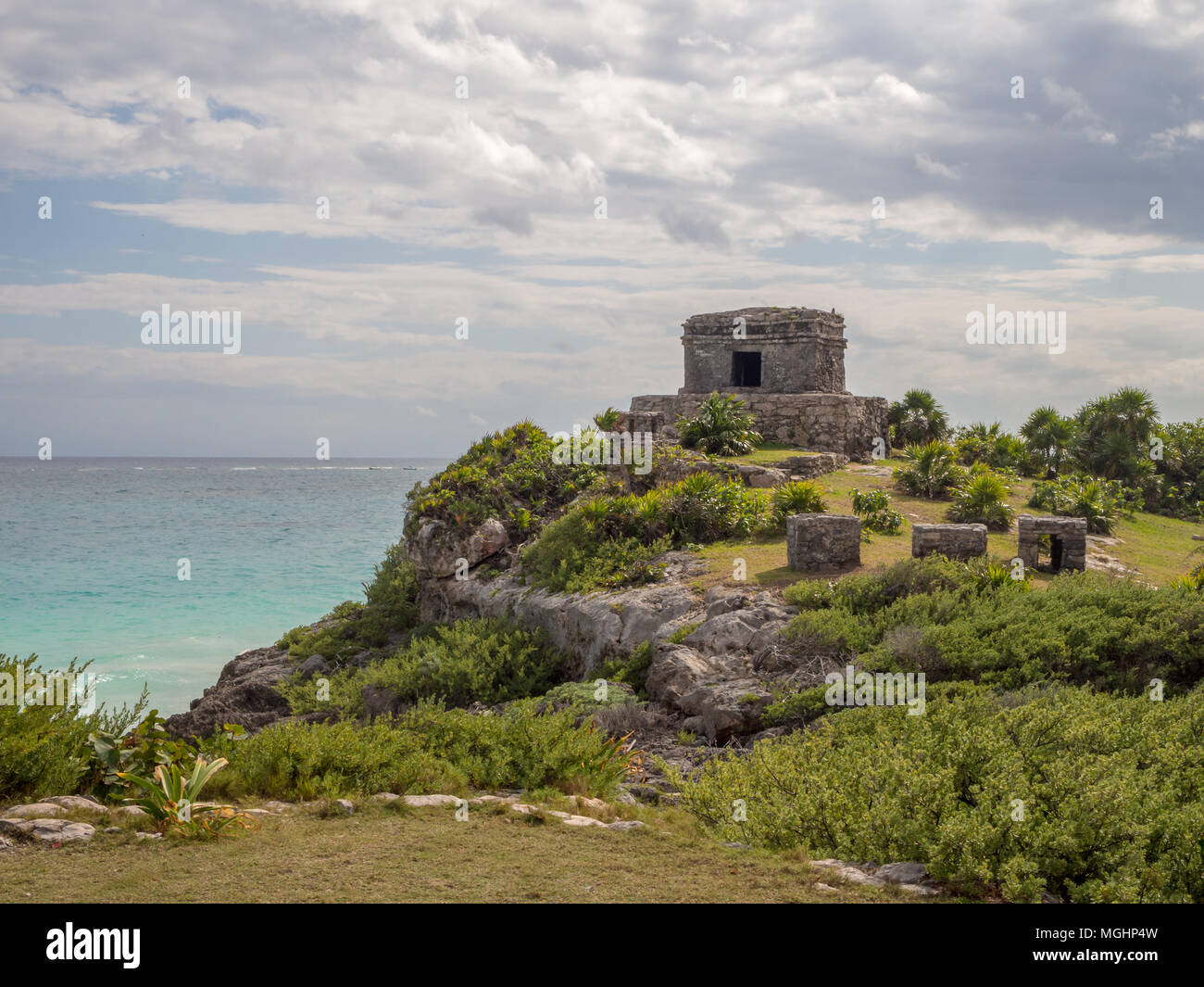 Tulum, Mexico, South America: [Tulum ruins of ancient Mayan city ...