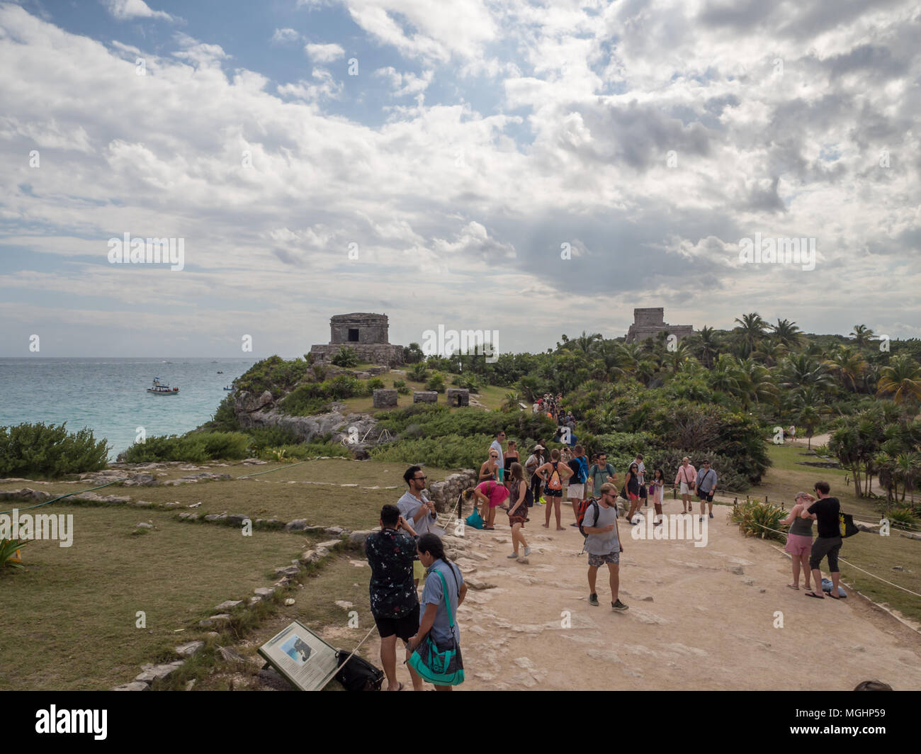 Tulum, Mexico, South America: [Tulum ruins of ancient Mayan city ...