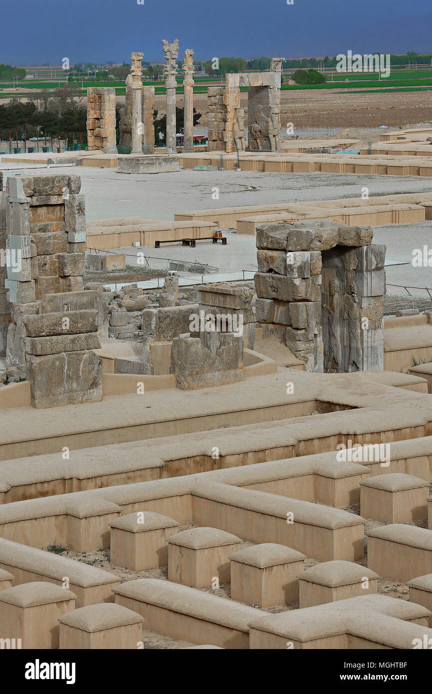 Persian site of Persepolis in Iran Stock Photo - Alamy