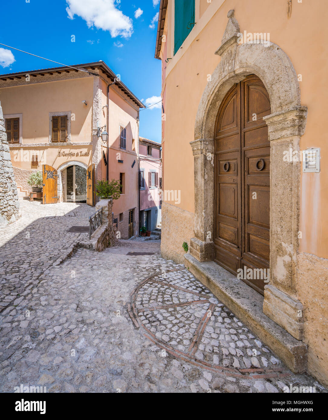 Fumone, comune in the Province of Frosinone in the Italian region of ...