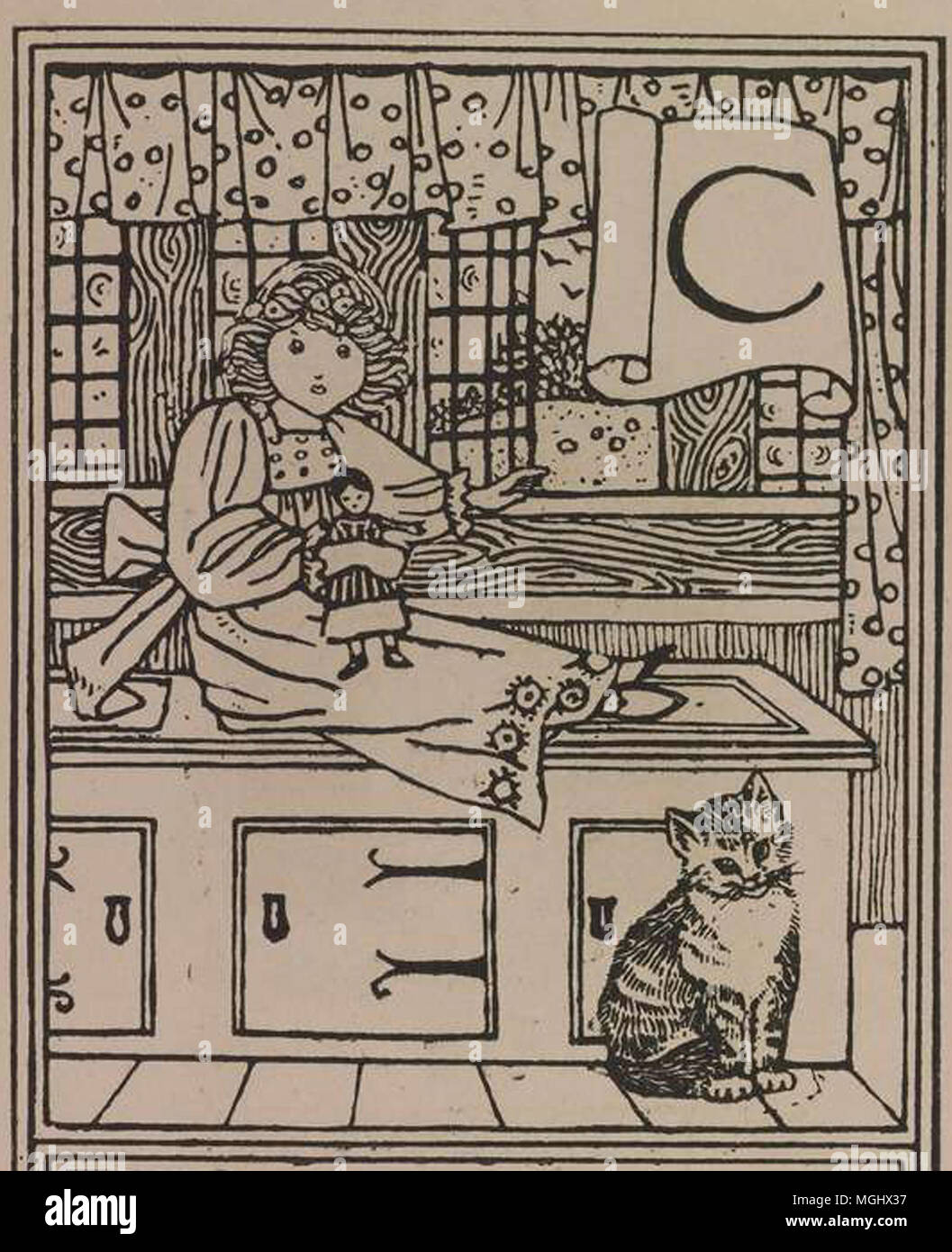 Vintage reading victorian boy hi-res stock photography and images - Alamy