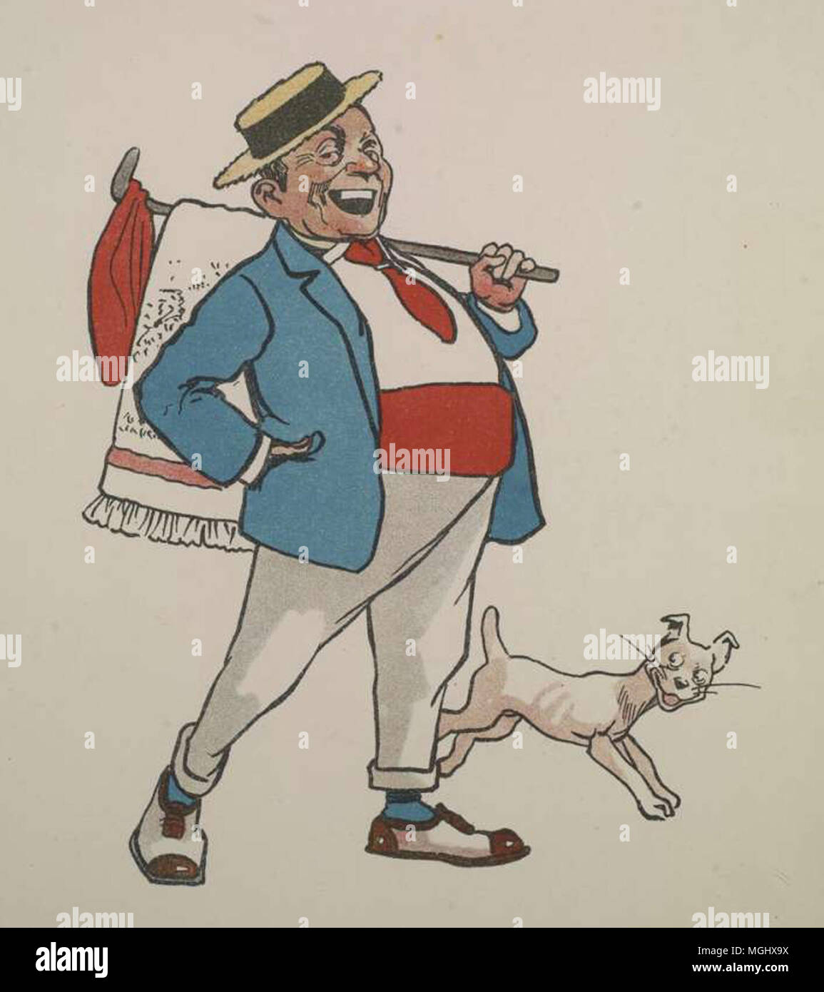 vintage character illustration Stock Photo - Alamy