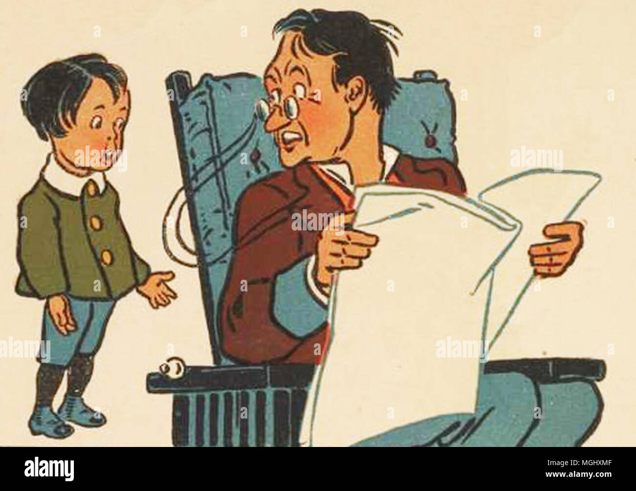 Cartoon kids talking hi-res stock photography and images - Alamy