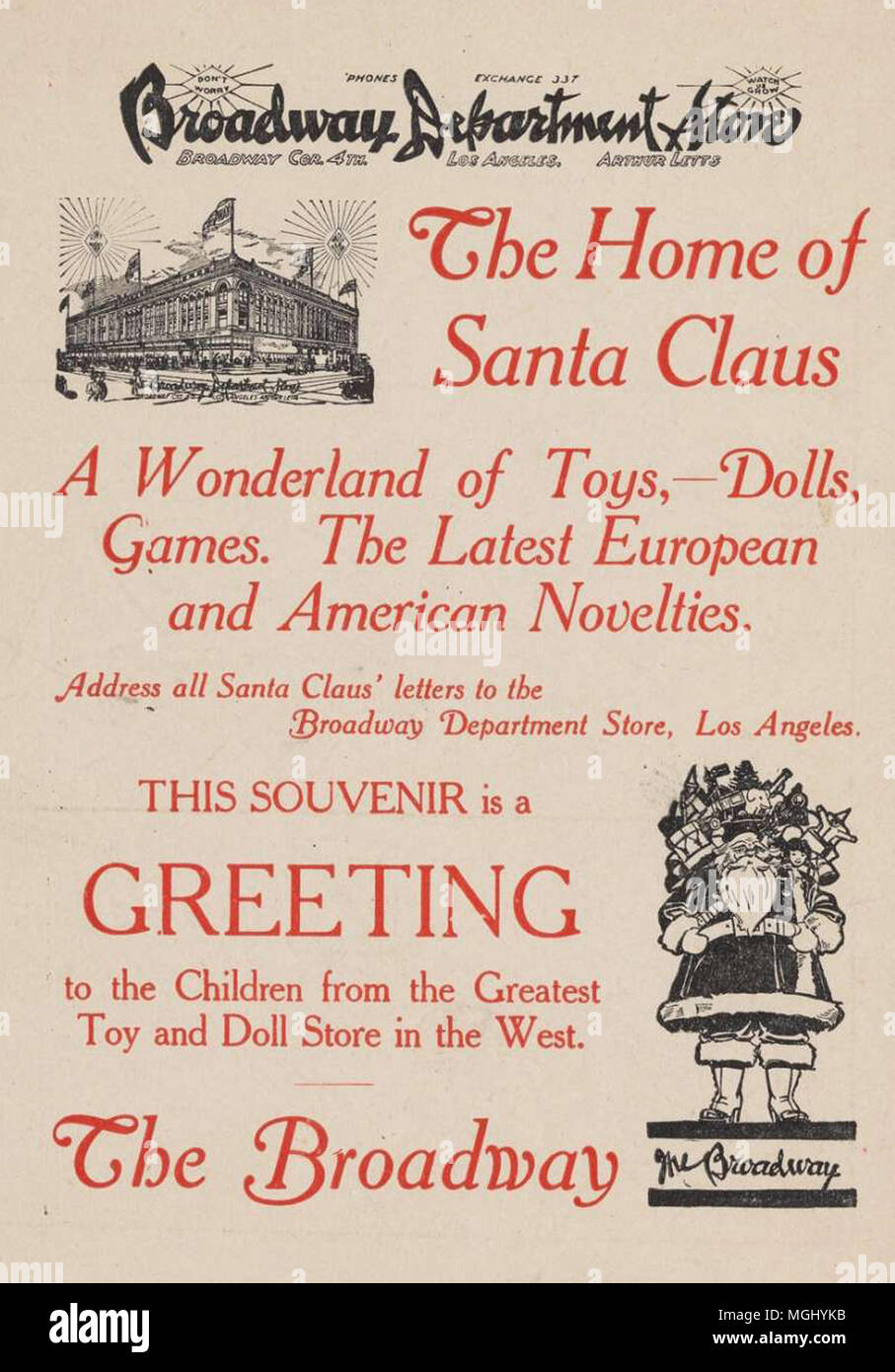 Vintage christmas ad drawing hi-res stock photography and images - Alamy