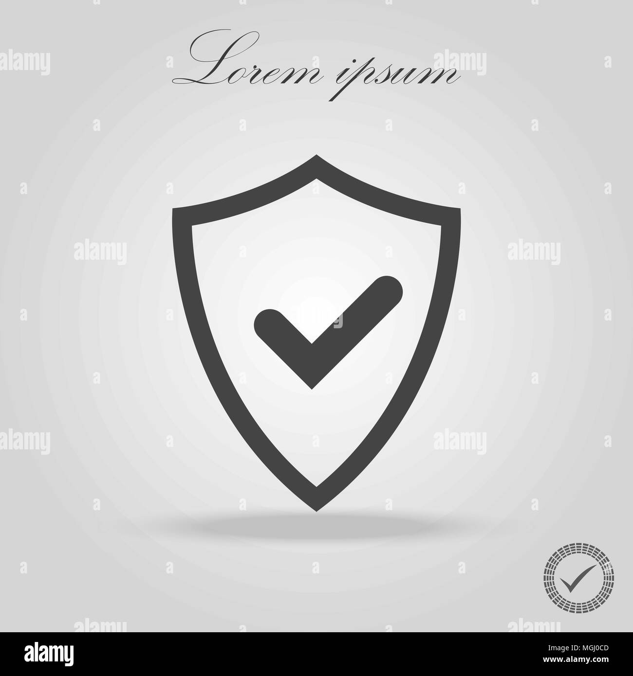 secure, best shield protection logo vector. shield and check mark ...