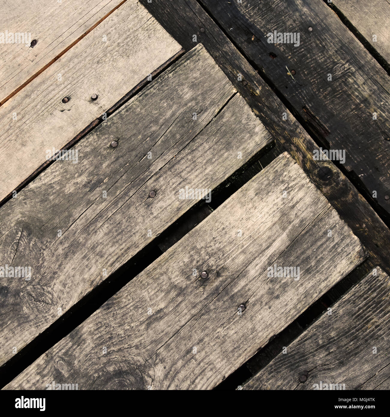 Old wooden deck surface Stock Photo - Alamy