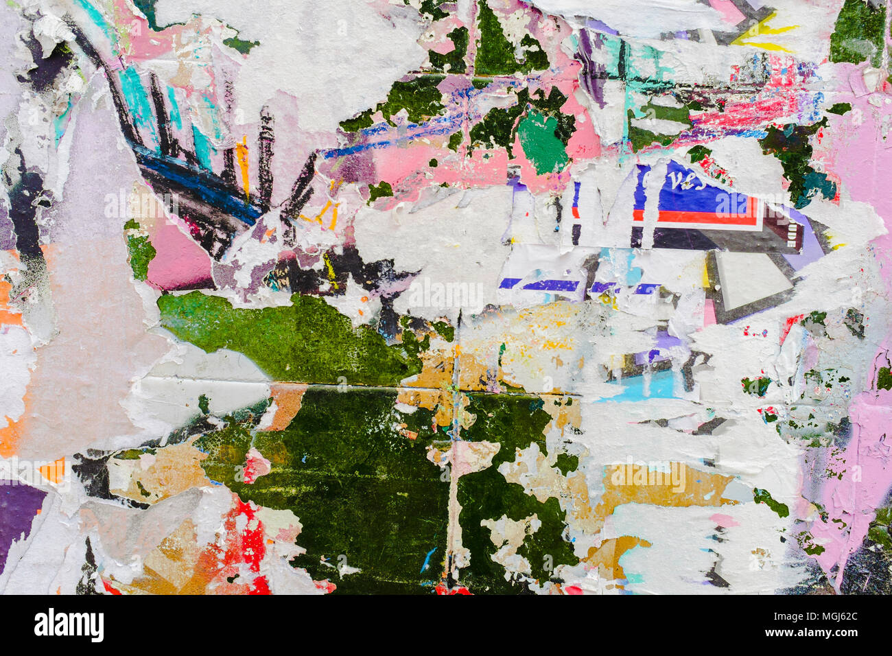 Urban Collage Decollage High Resolution Stock Photography and Images ...