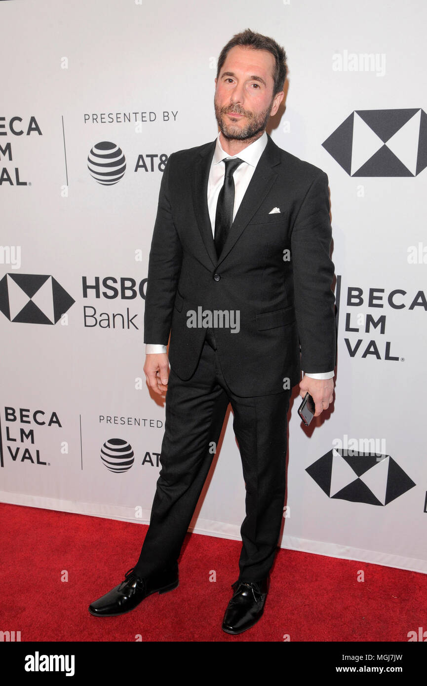 New York, NY - April 23, 2018: Luke Daniels attends premiere of ...