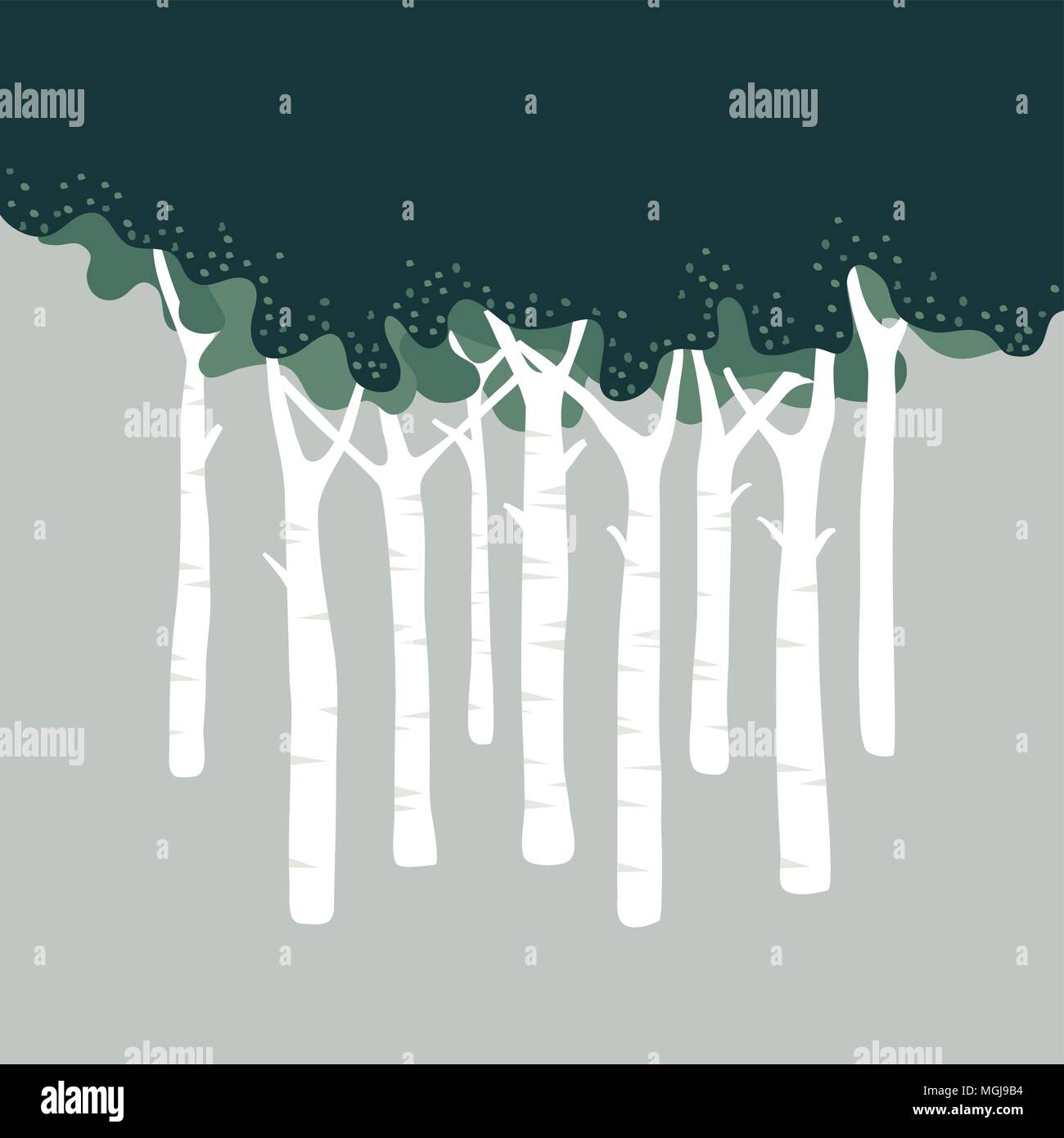 Greenery and trees in the background Stock Vector Images - Alamy