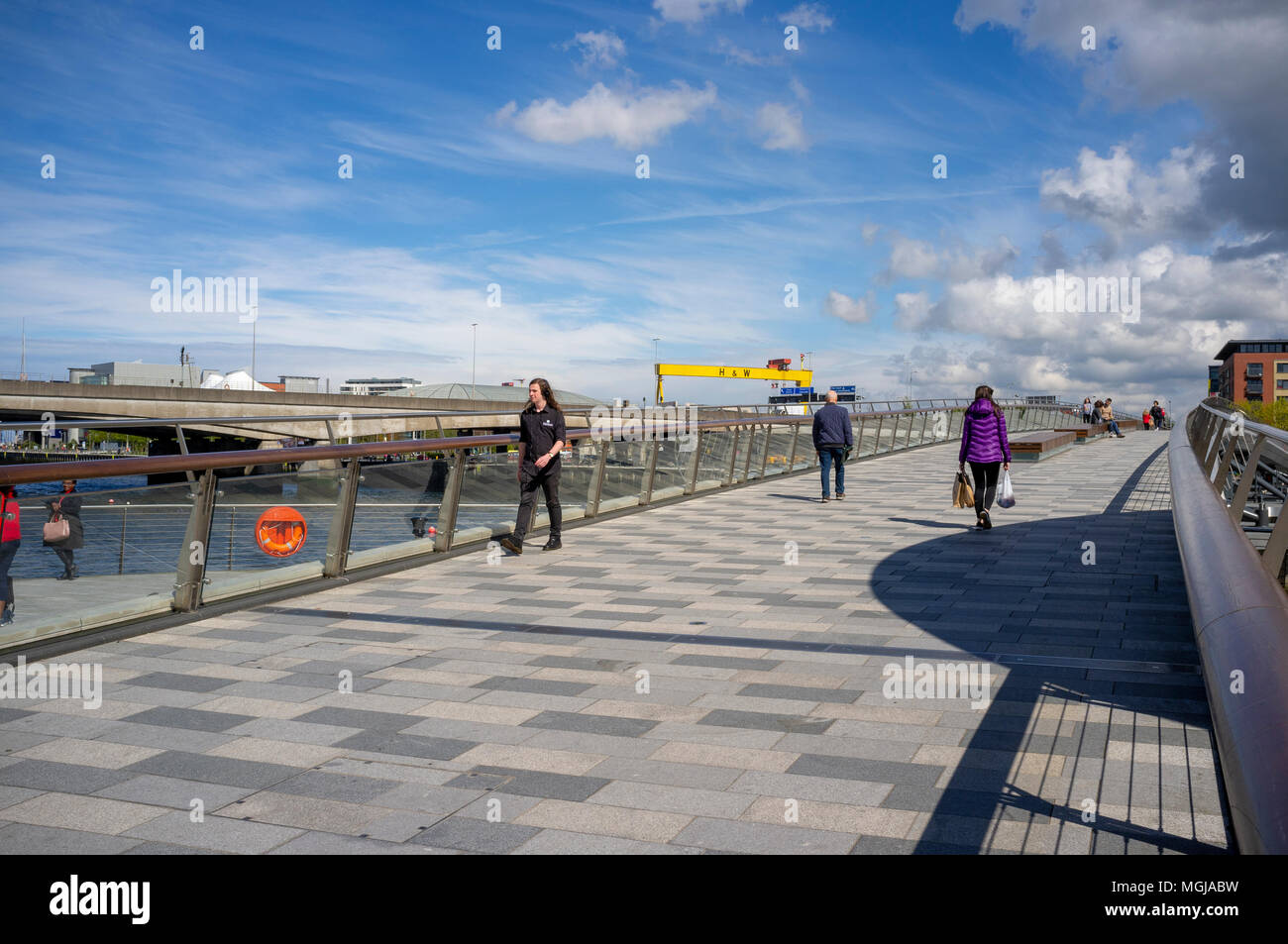 Lagan Footbridge High Resolution Stock Photography and Images - Alamy