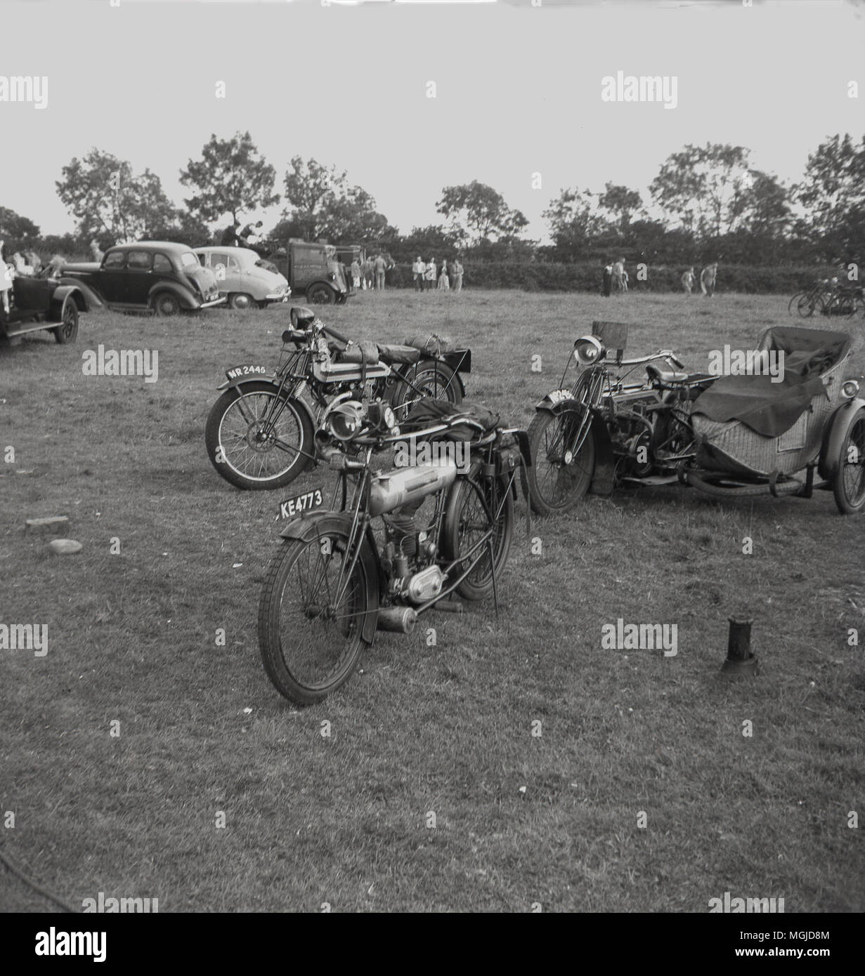 Motorbikes 1950s hi-res stock photography and images - Alamy
