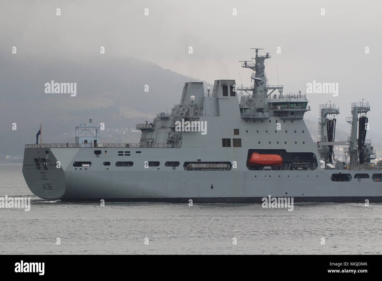 Tide class replenishment tanker hi-res stock photography and images - Alamy