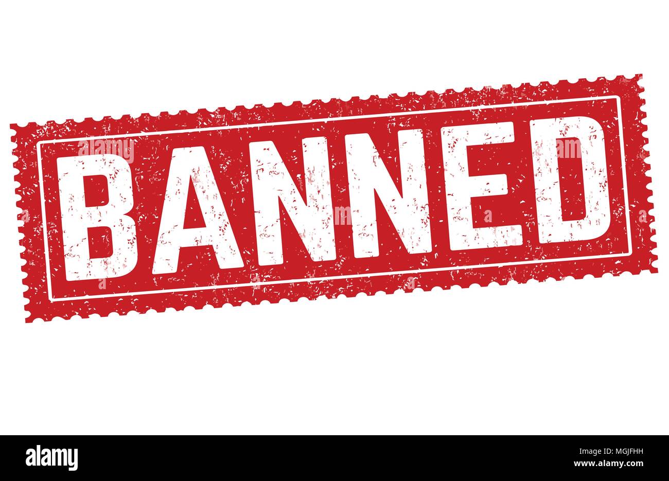 Banned stamp hi-res stock photography and images - Alamy