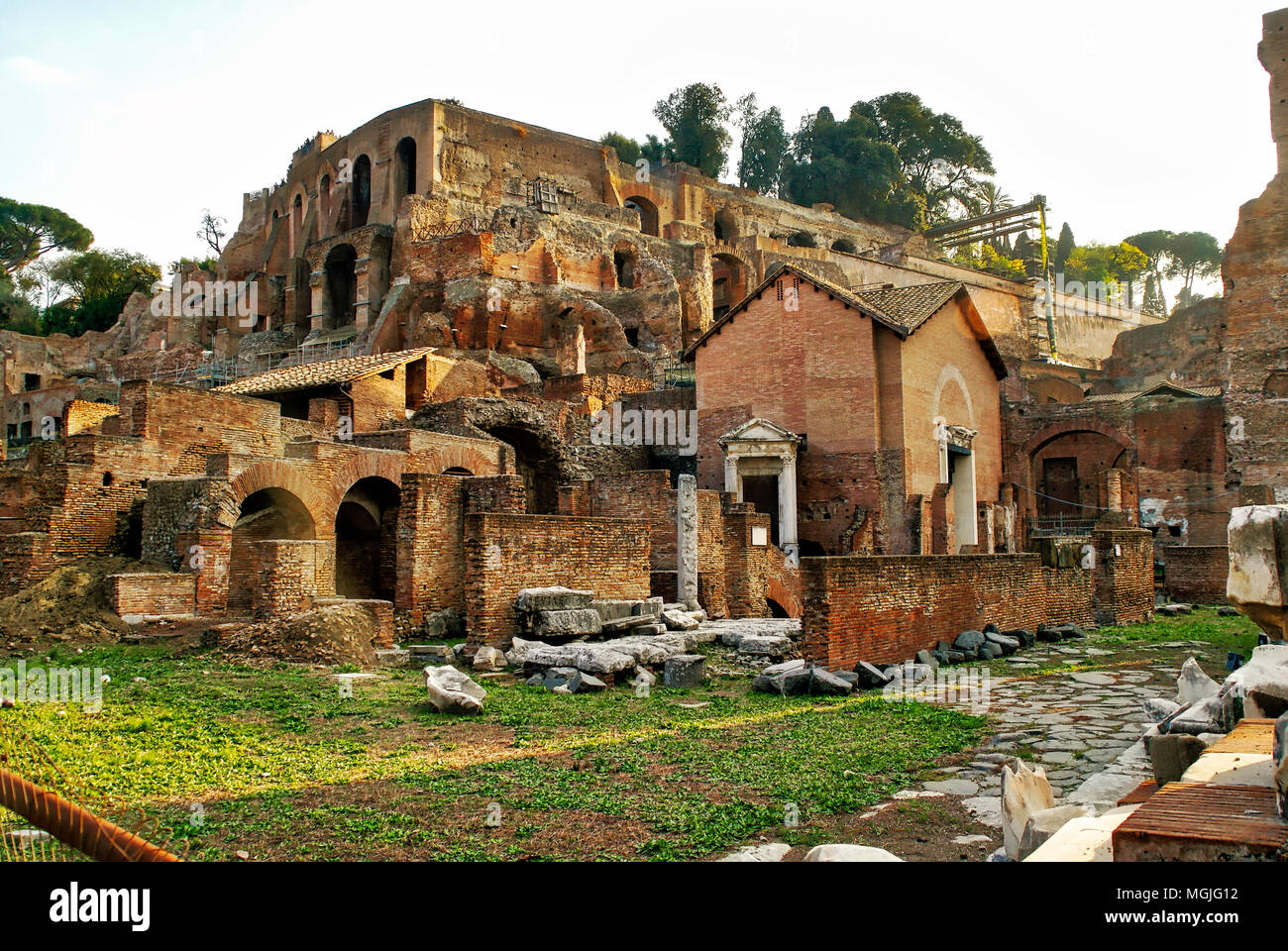 Roman forum reconstruction hi-res stock photography and images - Alamy