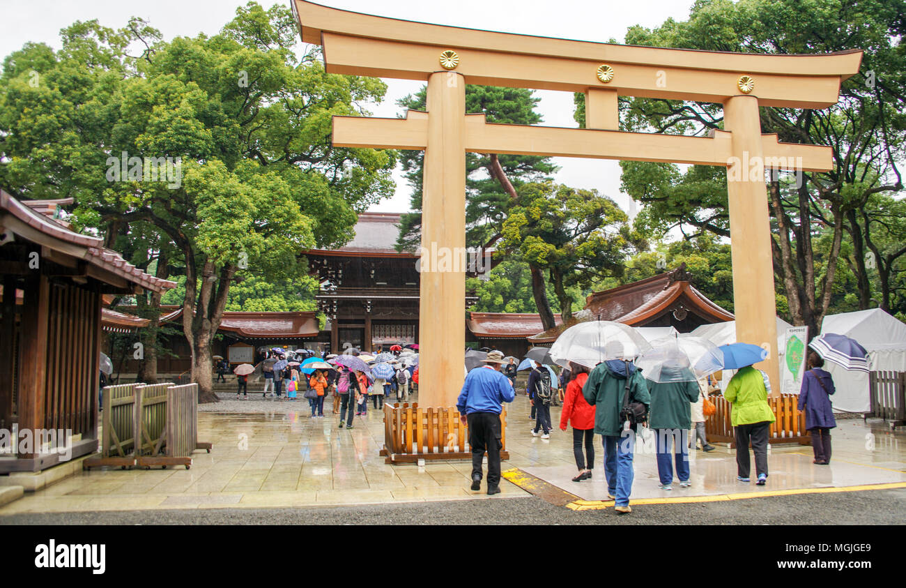 Meiji Shrine, Tokyo, Japan Stock Photo - Alamy