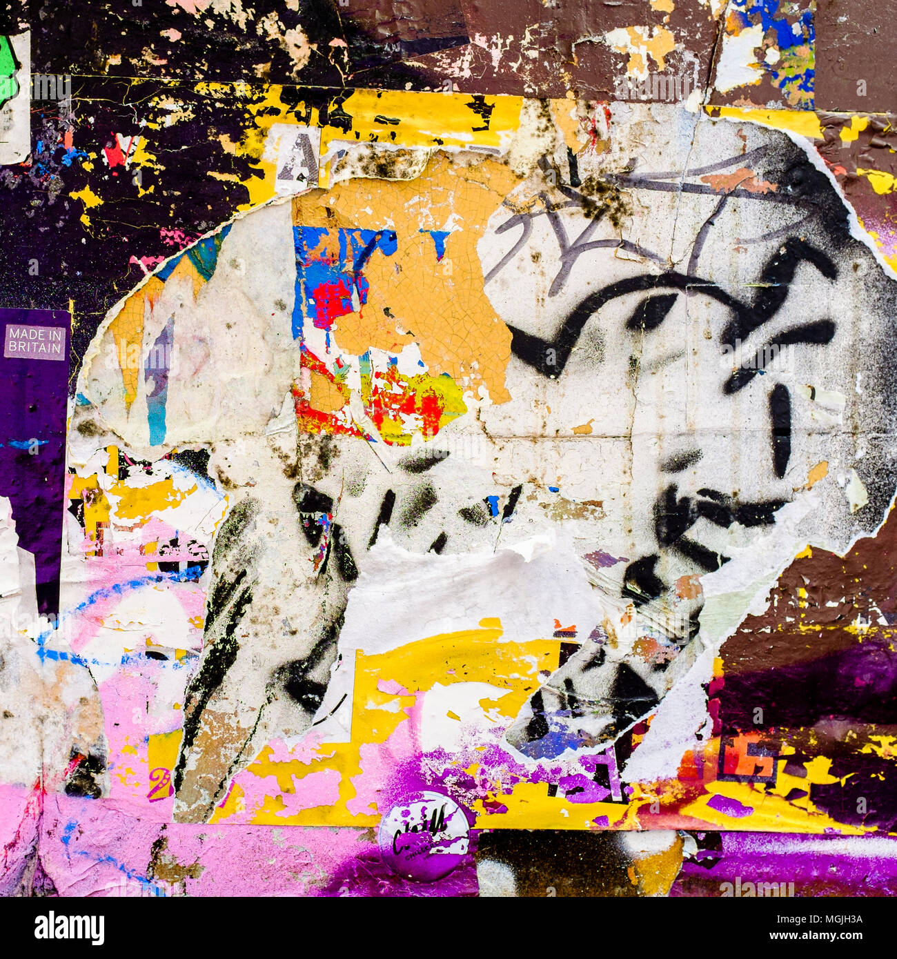 Urban collage decollage hi-res stock photography and images - Alamy