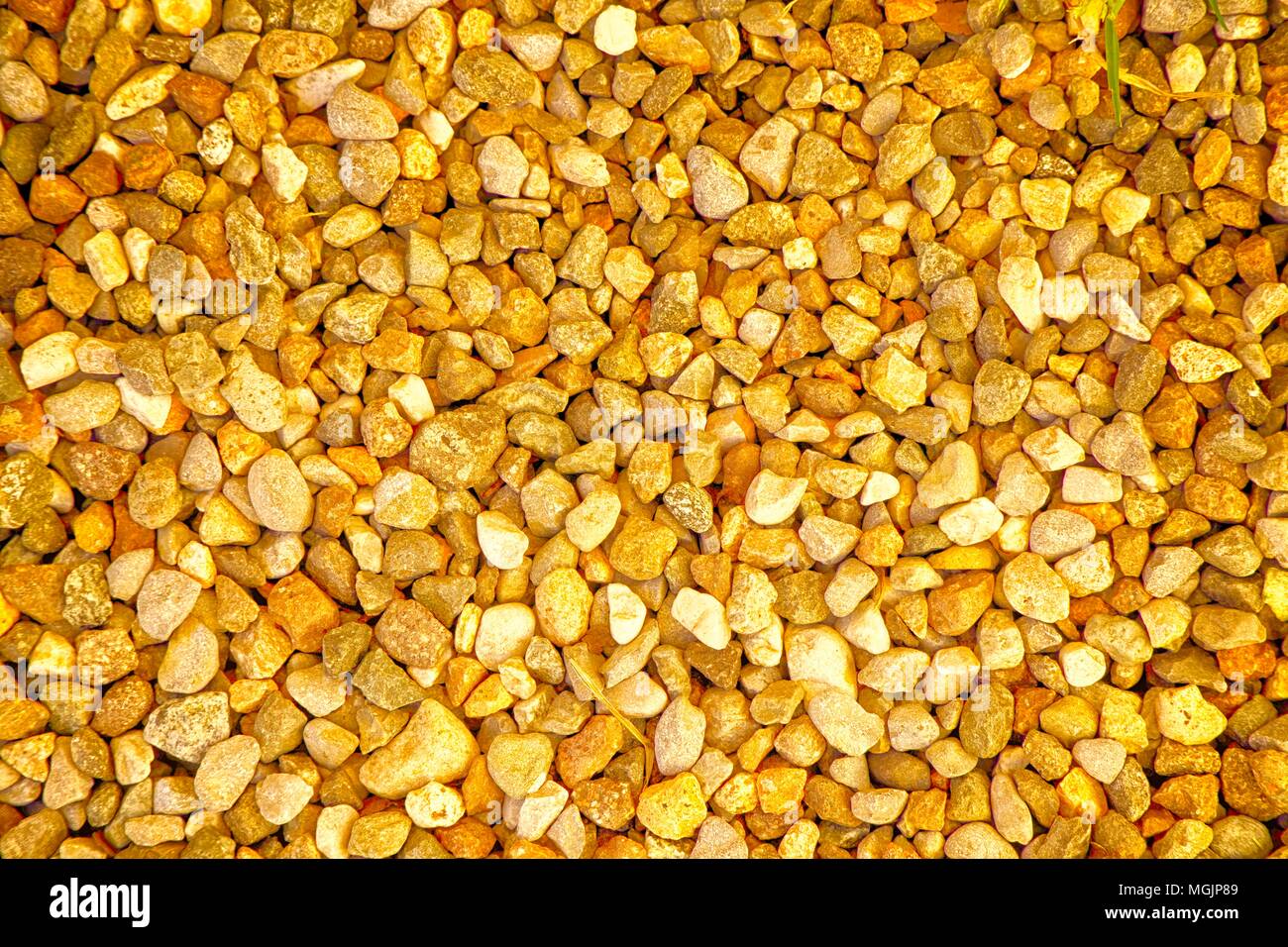 Ultra yellow Stone texture, rock surface level, pebble background for ...