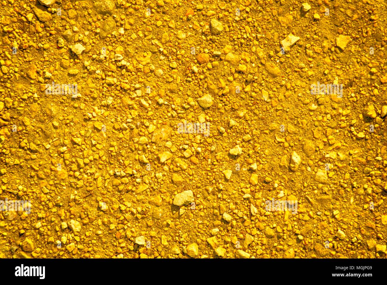 Ultra yellow Ground texture, sand surface, stone background, good for ...