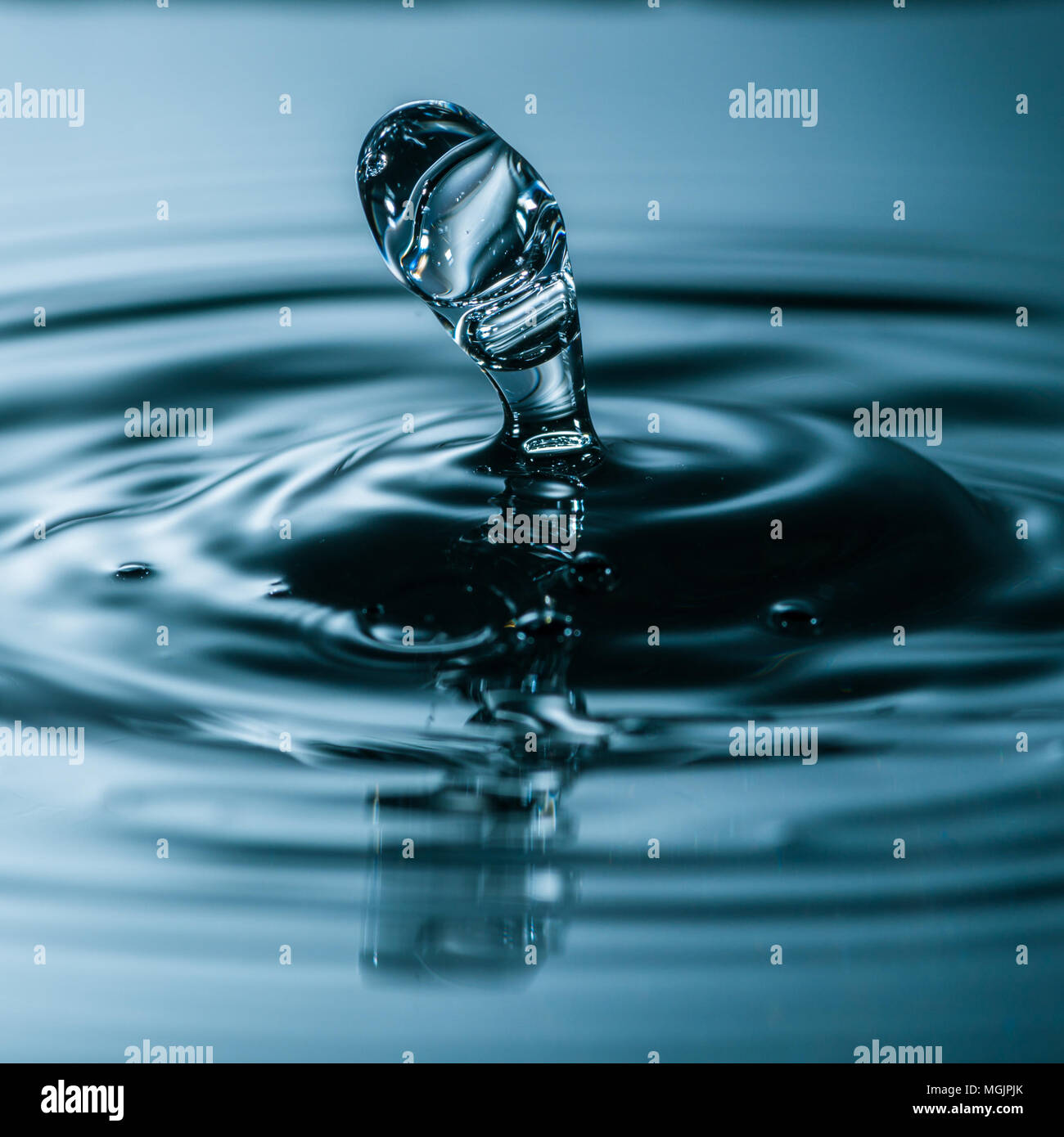A macro shot of a water splash Stock Photo - Alamy