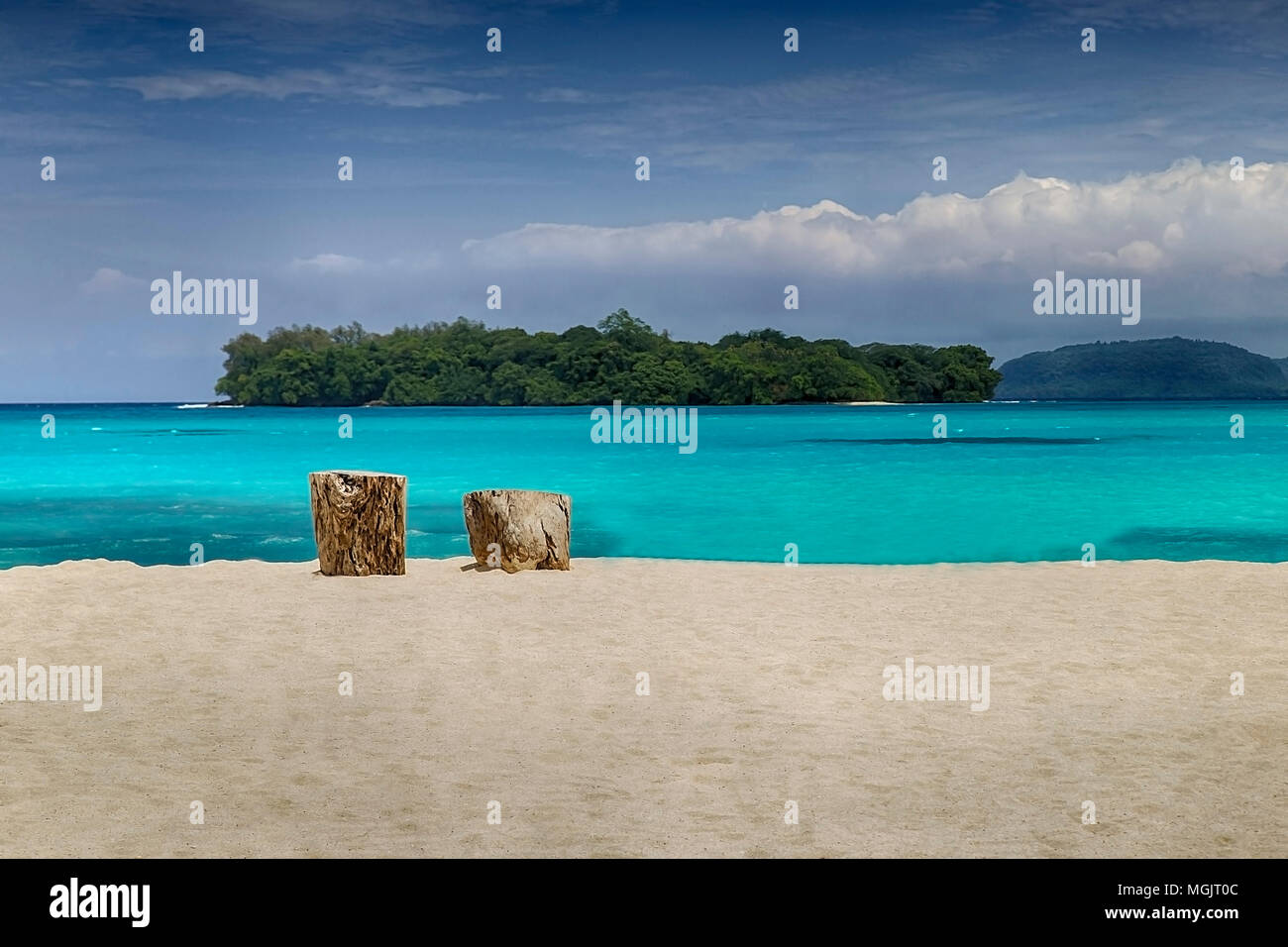 beach, port olry II-vanuatu Stock Photo - Alamy