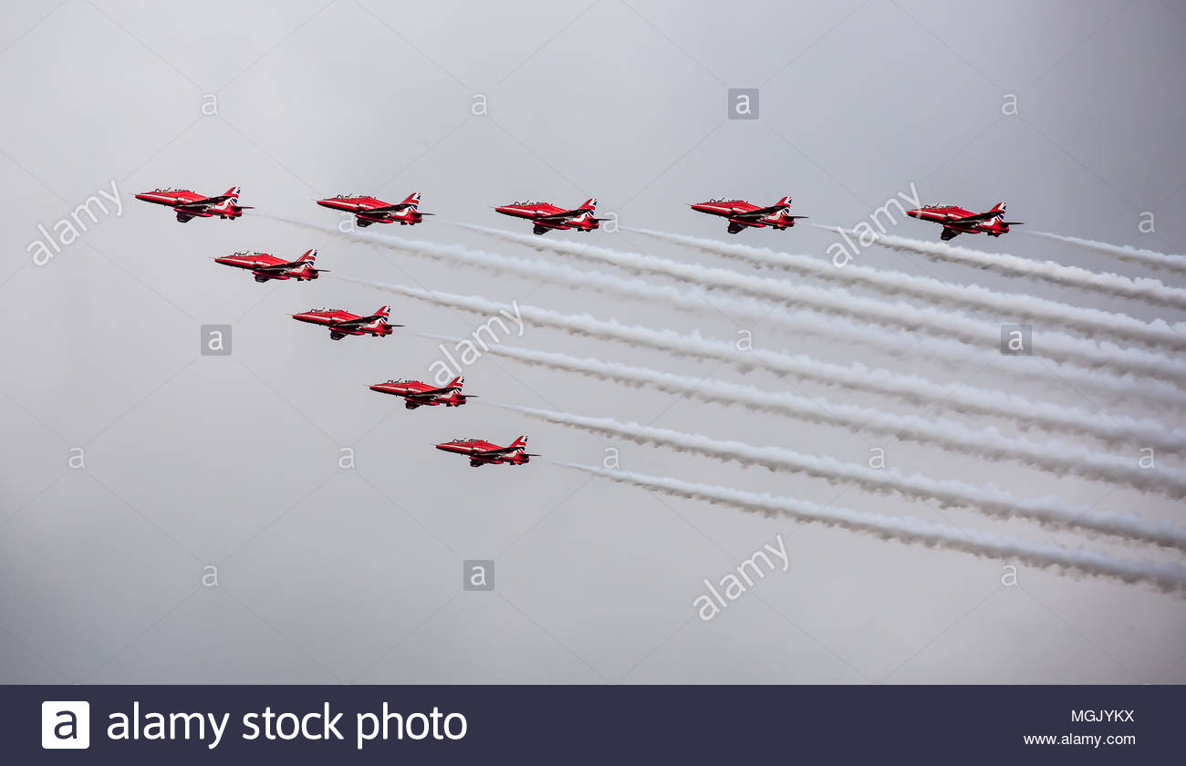 From The Red Arrows Display High Resolution Stock Photography and ...