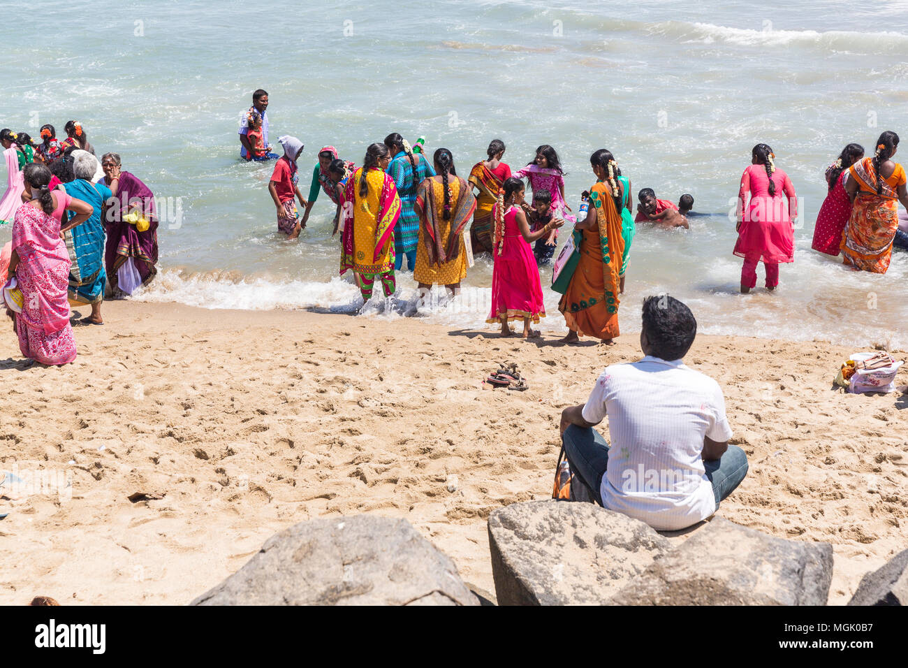 MASI MAGAM FESTIVAL, PUDUCHERY, PONDICHERY, TAMIL NADU, INDIA - March 1 ...