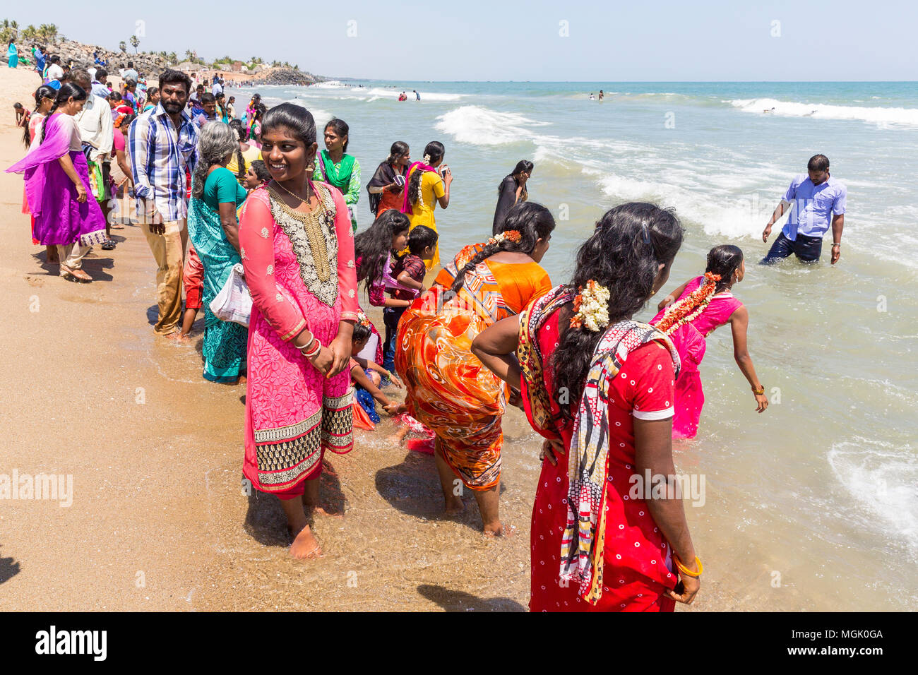 MASI MAGAM FESTIVAL, PUDUCHERY, PONDICHERY, TAMIL NADU, INDIA - March 1 ...