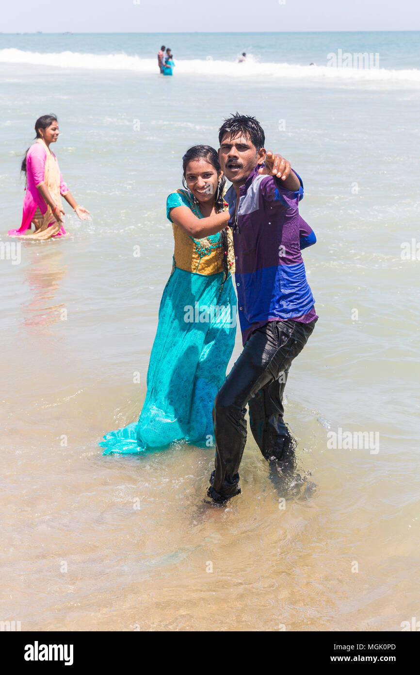 Young indian women bathing in hi-res stock photography and images - Alamy