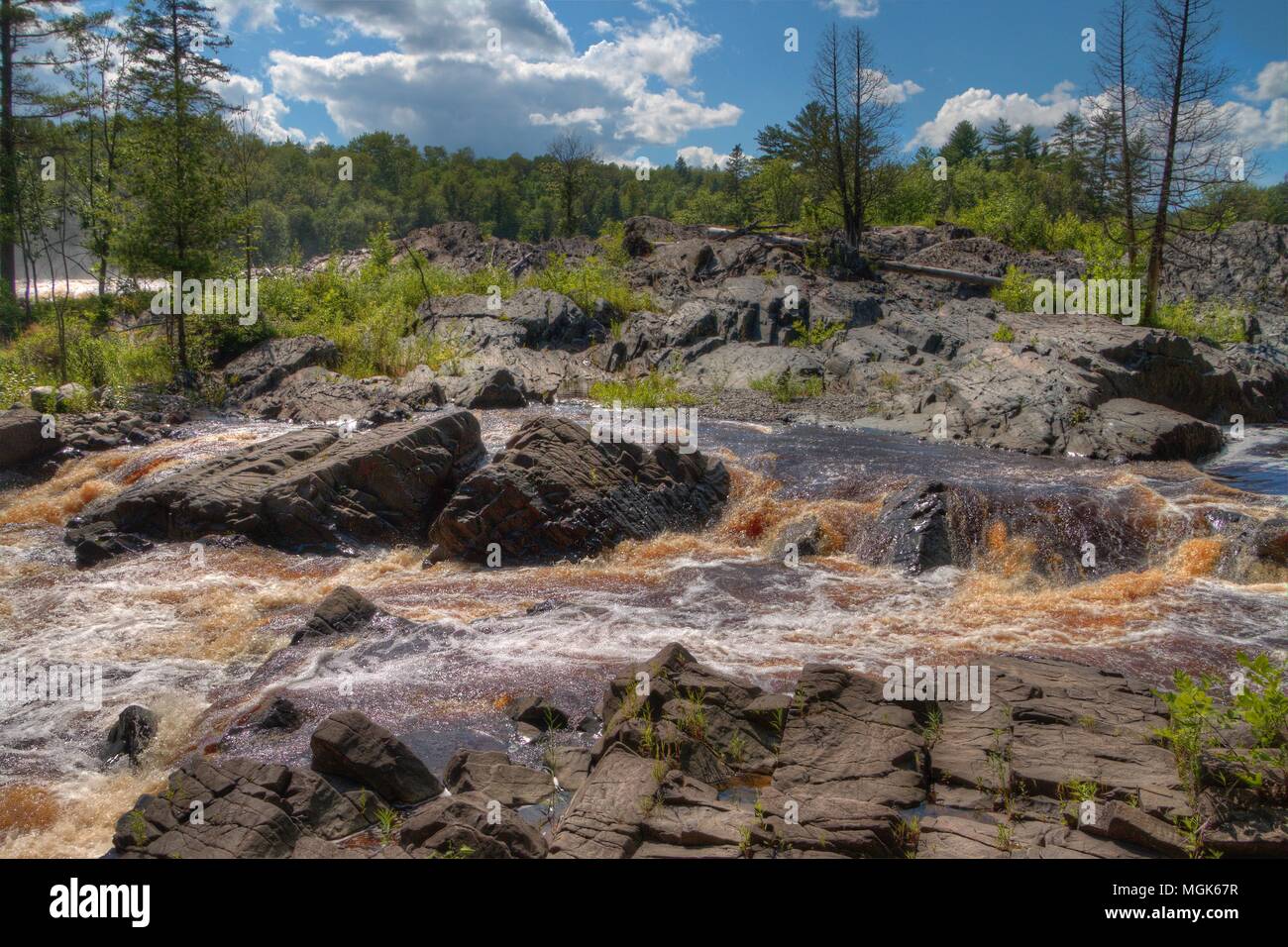 Jay Cooke State Park is on the St. Louis River south of Duluth in ...