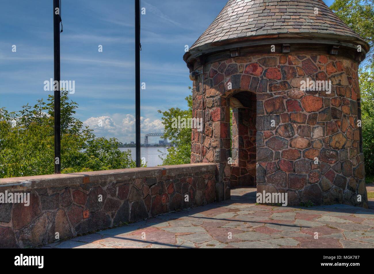 Duluth's Flower Garden in Summer Stock Photo - Alamy