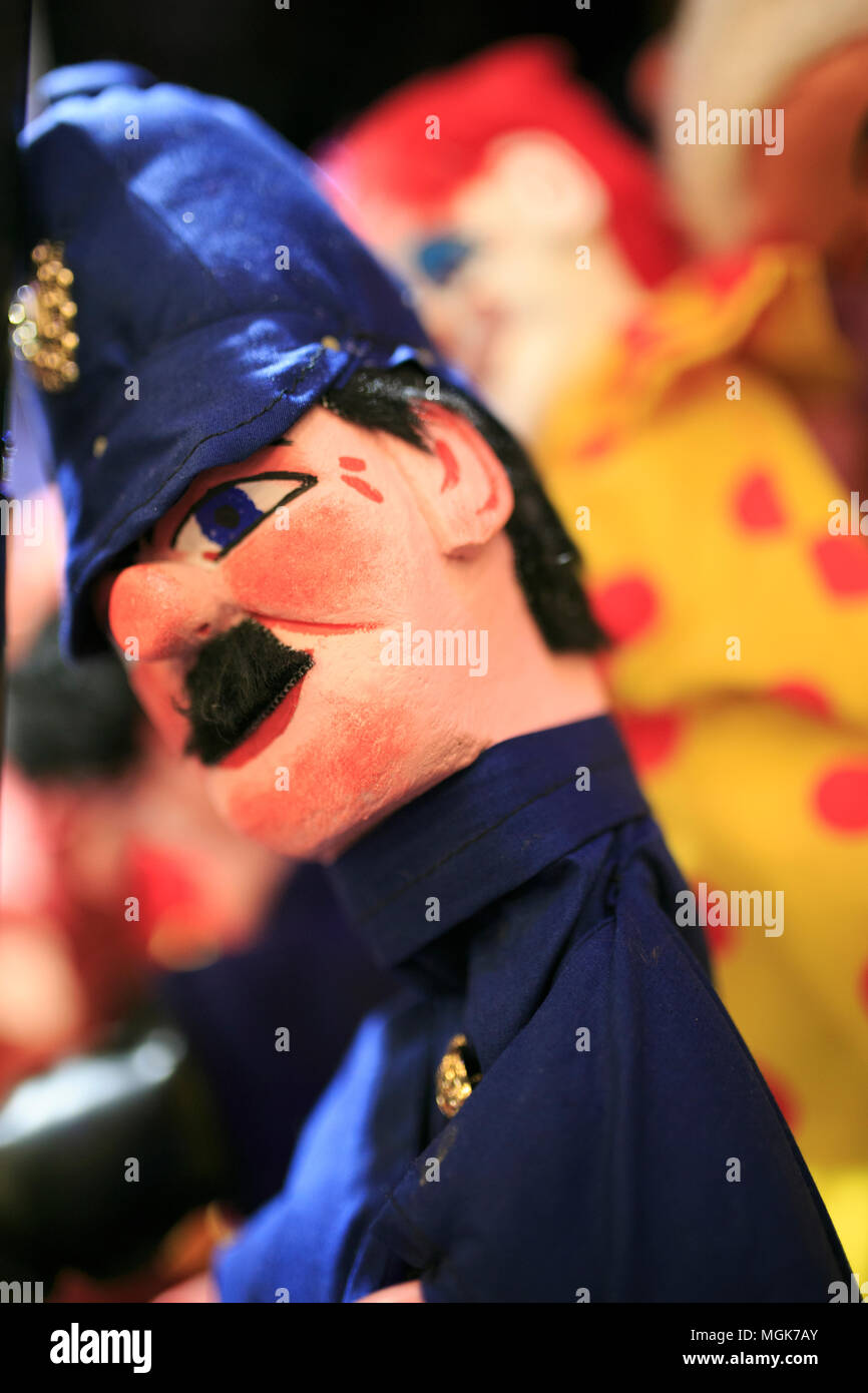 Fireman muppet in a theater Stock Photo - Alamy