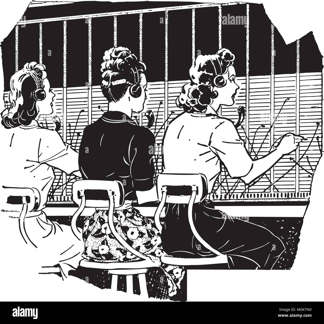 Switchboard Operator Clipart