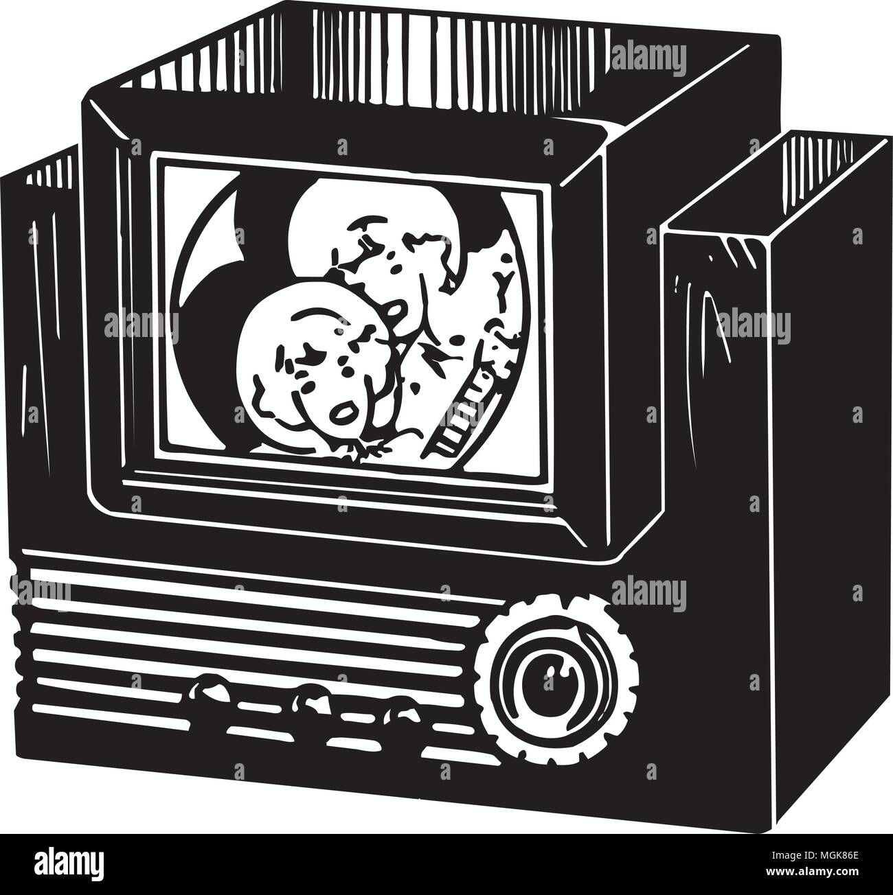 Televisions screens Stock Vector Images - Alamy