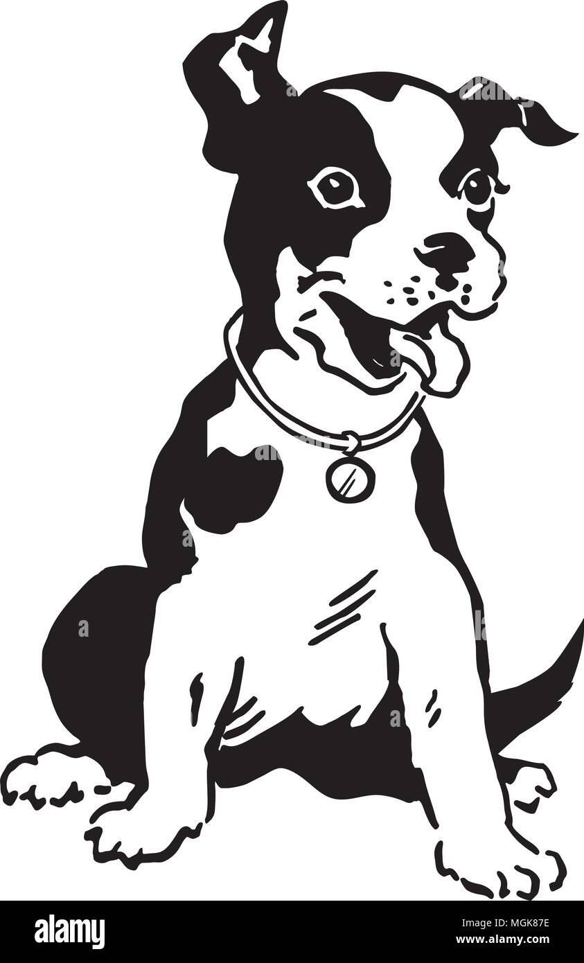 Vintage Dog Clipart