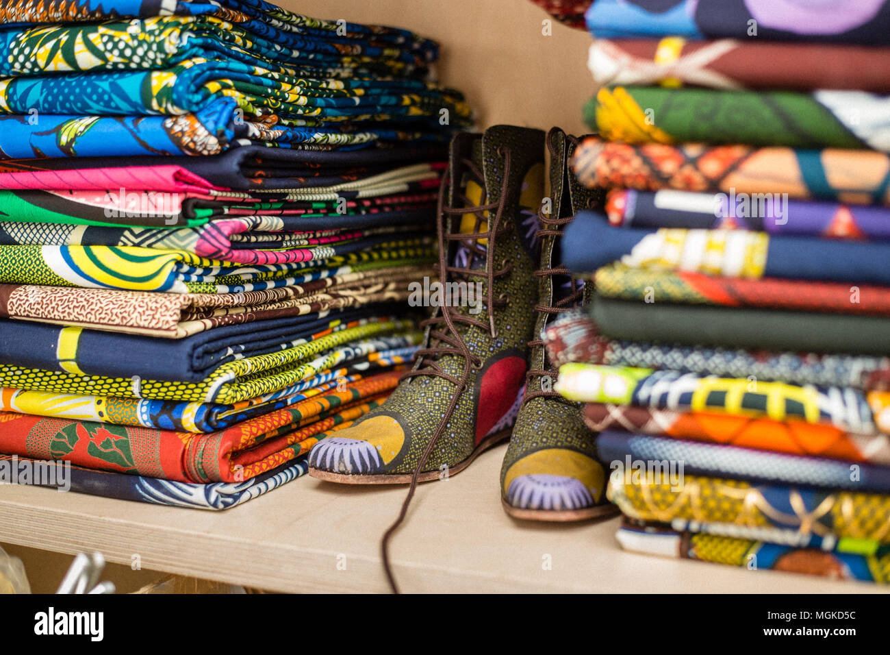 Yinka Shonibare Studio, East London Stock Photo - Alamy