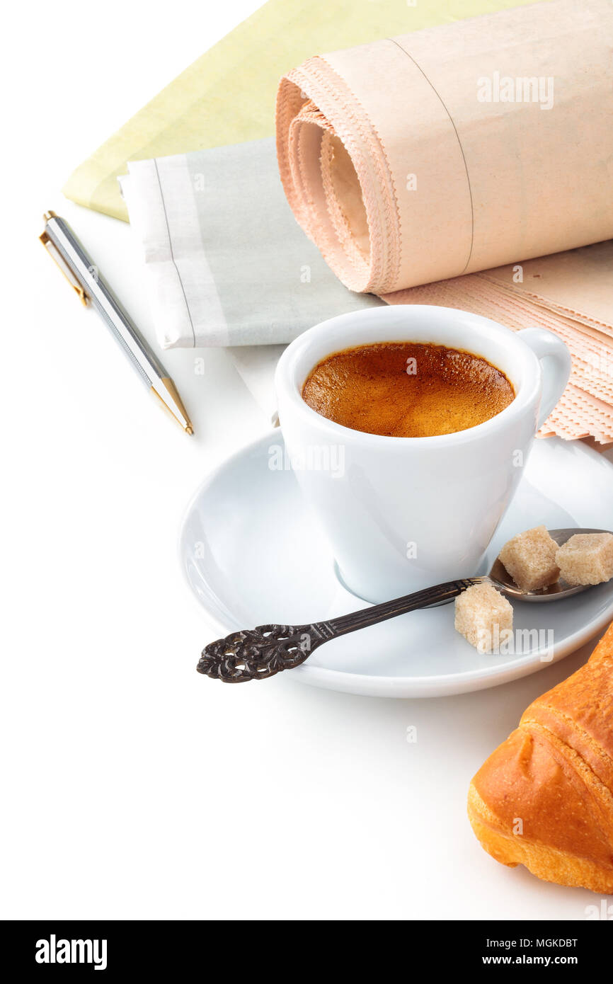 Lunch with coffee hi-res stock photography and images - Alamy