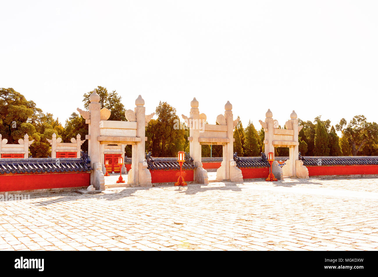 Circular Mound Altar at the Temple of Heaven complex, an Imperial ...
