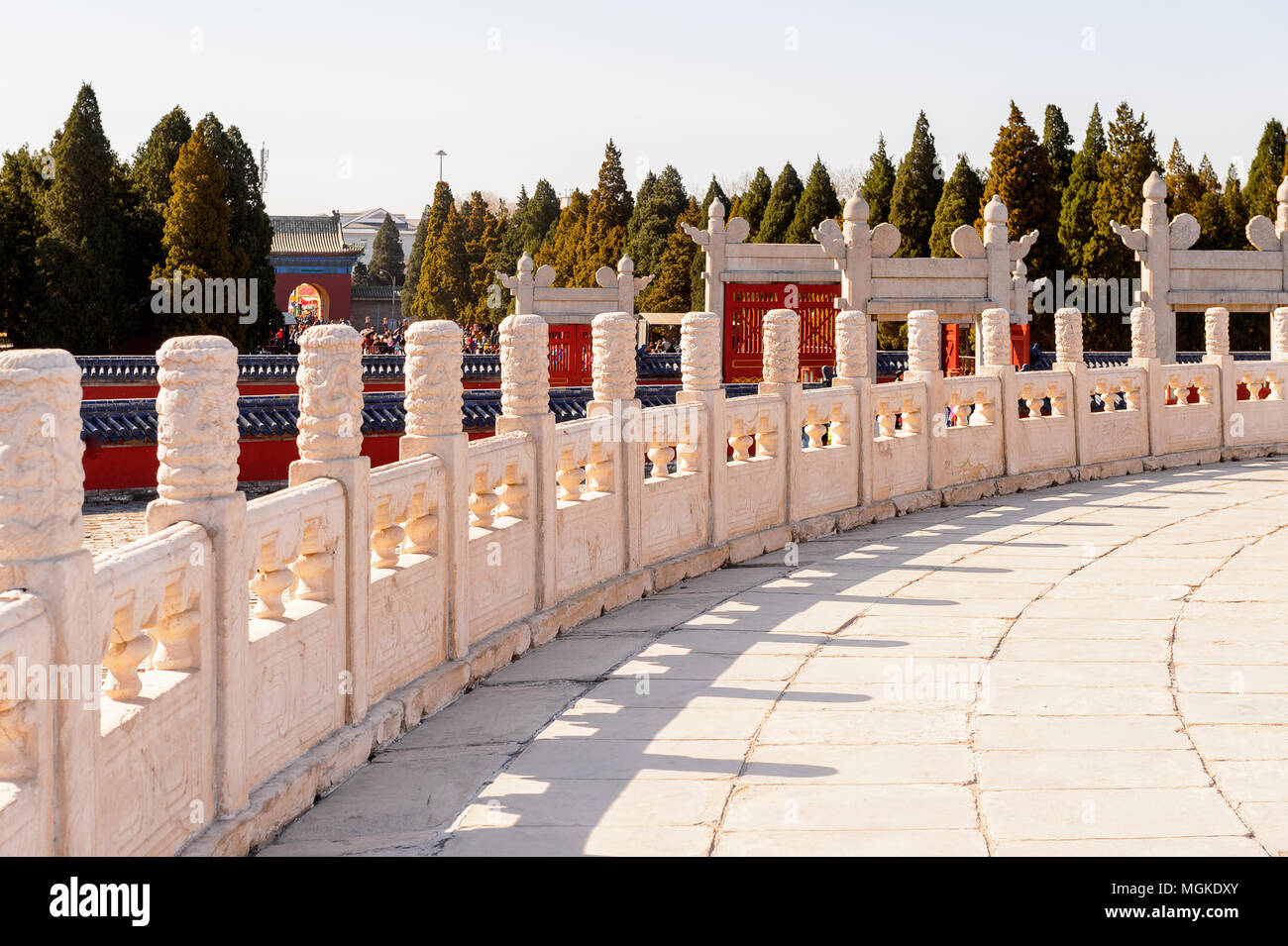 Circular Mound Altar at the Temple of Heaven complex, an Imperial ...