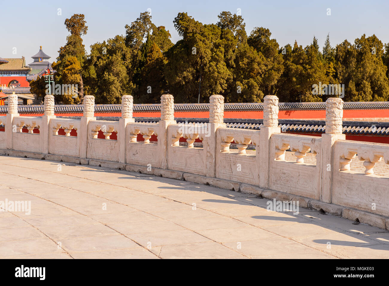 Circular Mound Altar at the Temple of Heaven complex, an Imperial ...