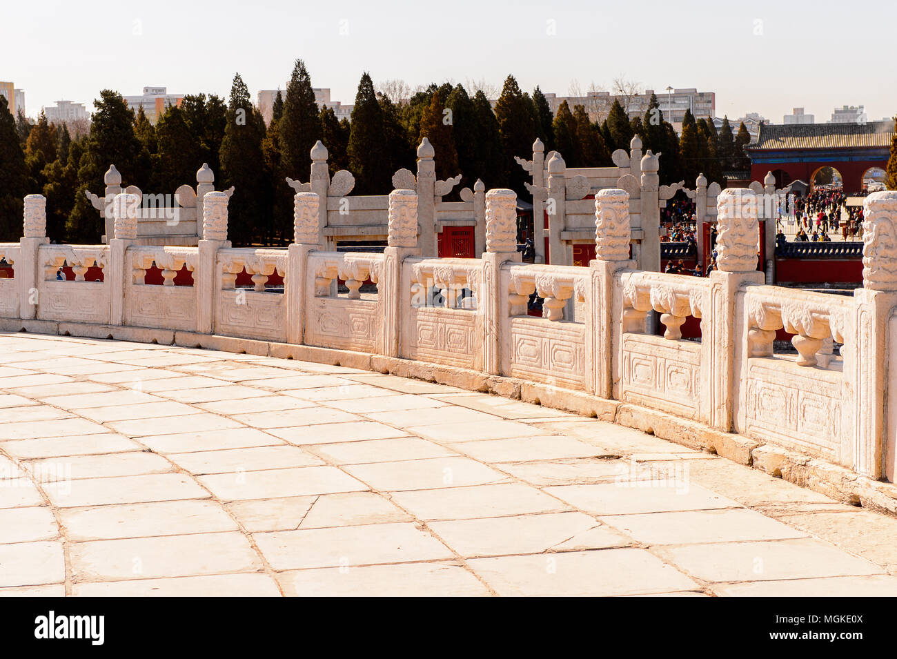 Circular Mound Altar at the Temple of Heaven complex, an Imperial ...