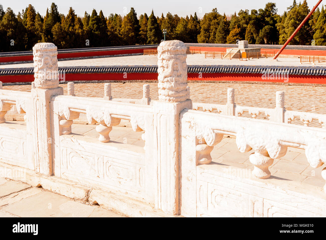 Circular Mound Altar at the Temple of Heaven complex, an Imperial ...