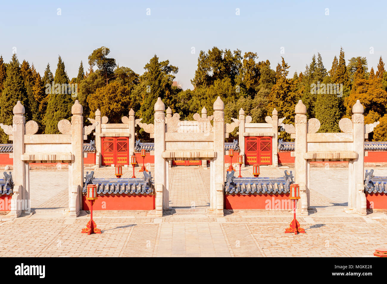 Circular Mound Altar at the Temple of Heaven complex, an Imperial ...