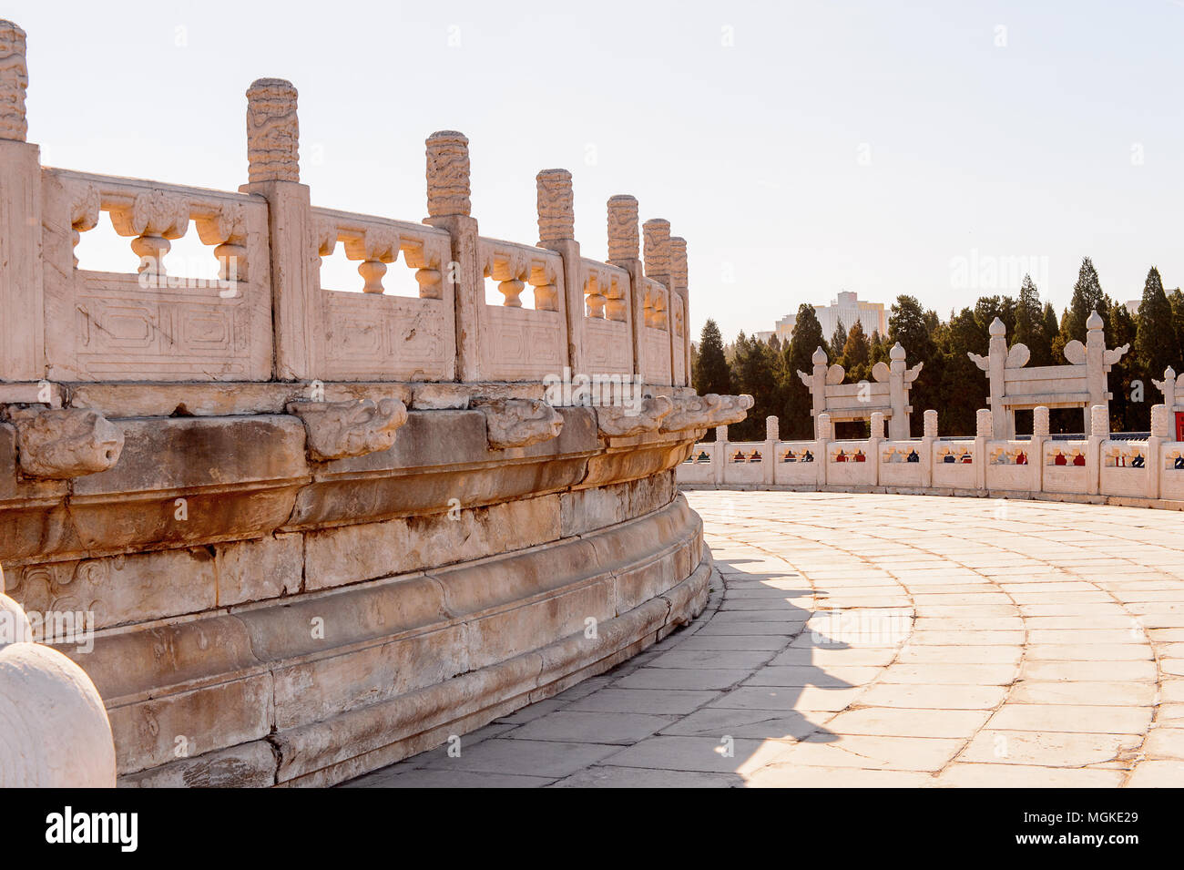 Circular Mound Altar at the Temple of Heaven complex, an Imperial ...