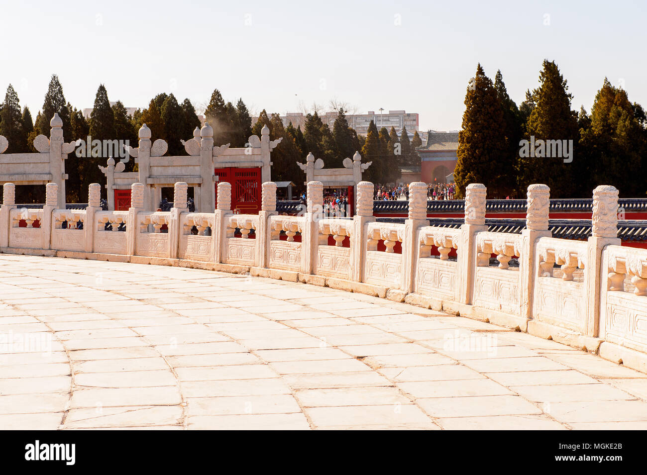 Circular Mound Altar at the Temple of Heaven complex, an Imperial ...