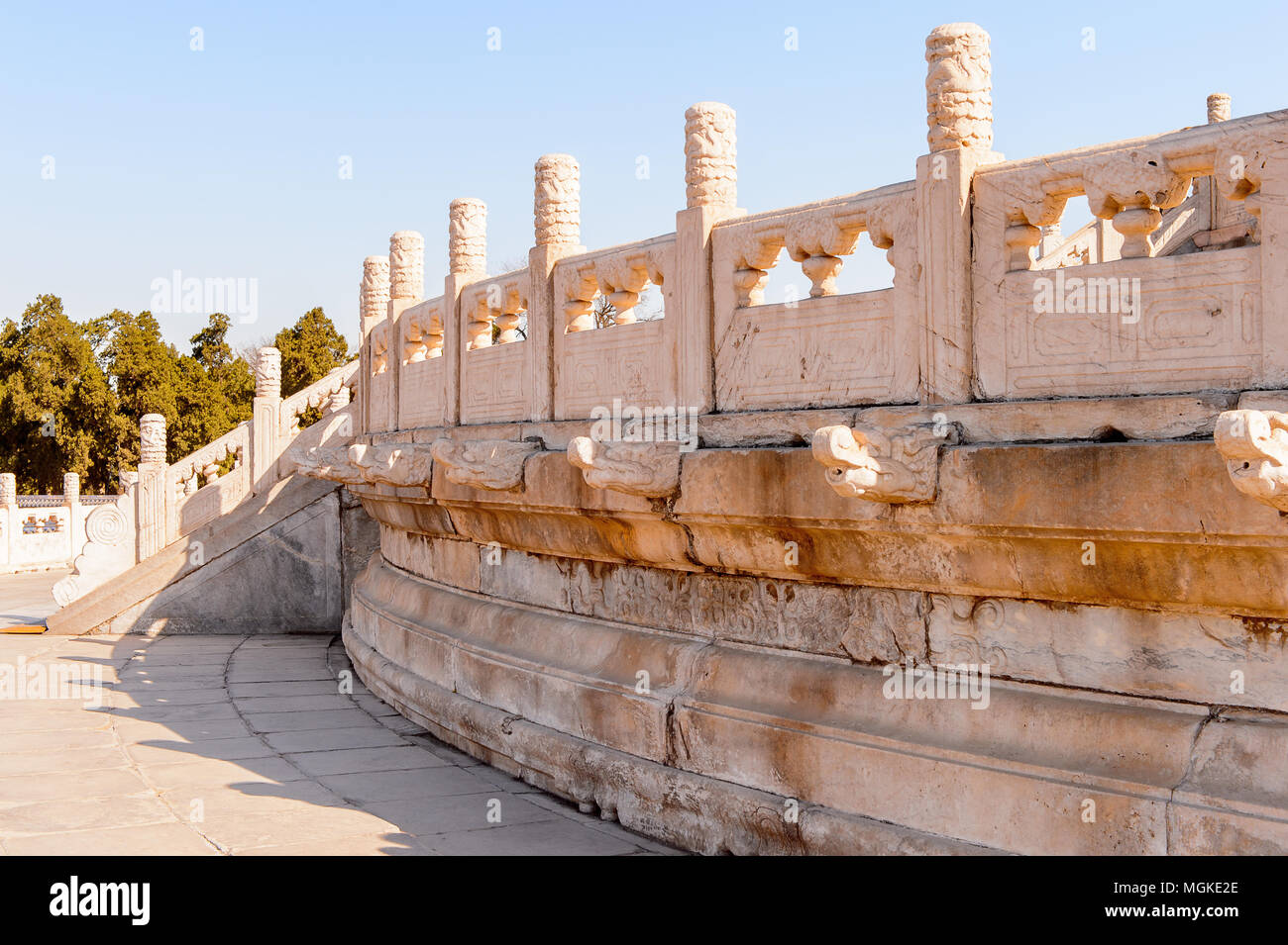 Circular Mound Altar at the Temple of Heaven complex, an Imperial ...