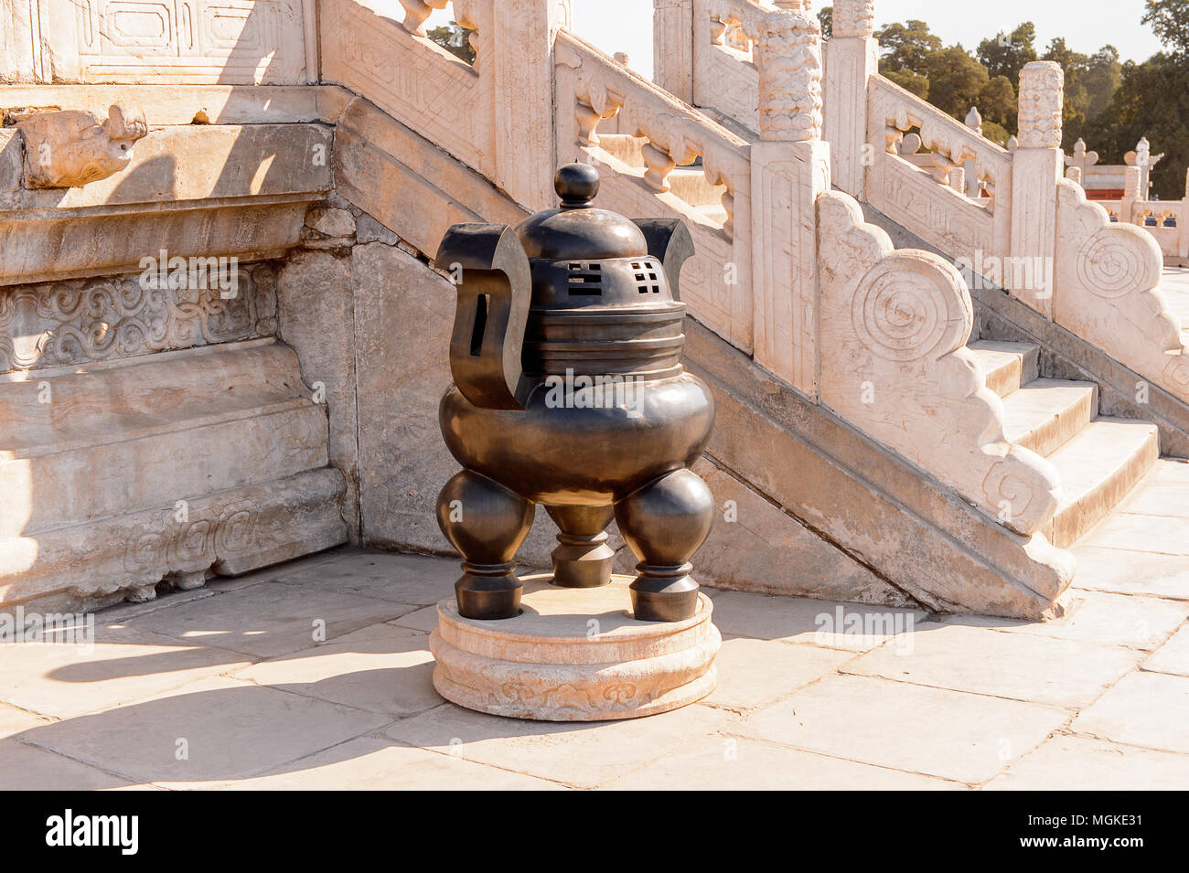 Circular Mound Altar at the Temple of Heaven complex, an Imperial ...