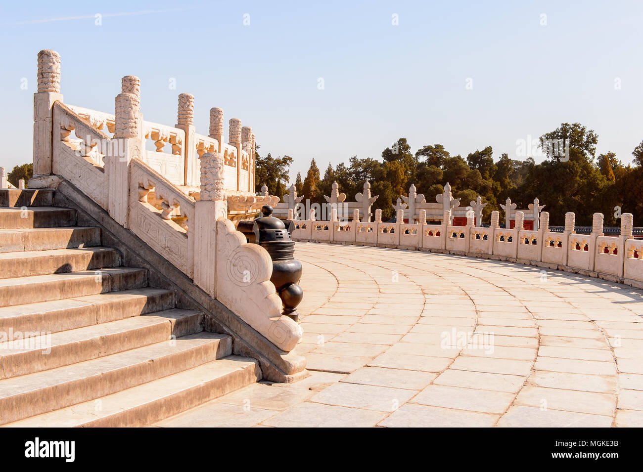 Circular Mound Altar at the Temple of Heaven complex, an Imperial ...