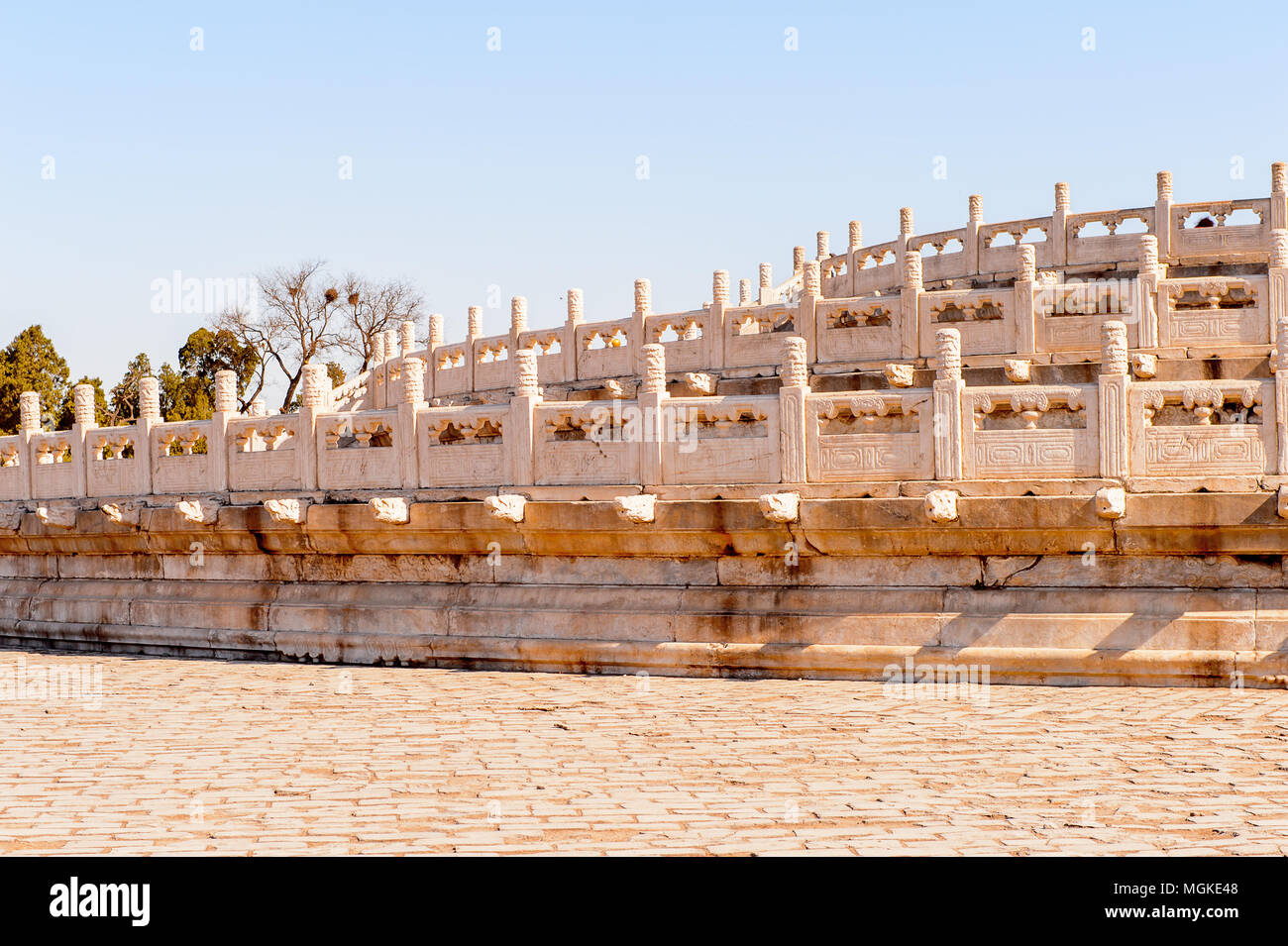 Circular Mound Altar at the Temple of Heaven complex, an Imperial ...