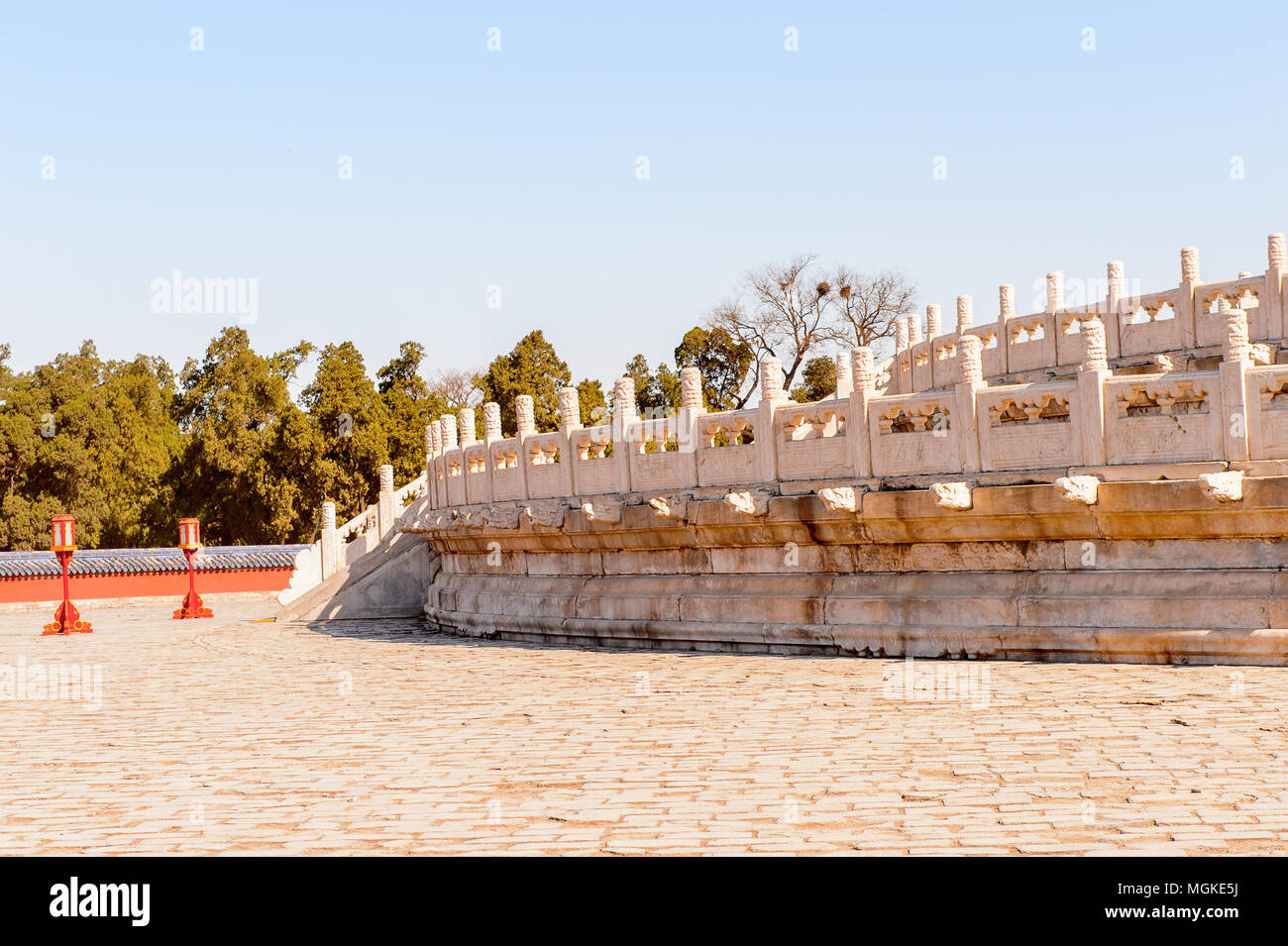 Circular Mound Altar at the Temple of Heaven complex, an Imperial ...